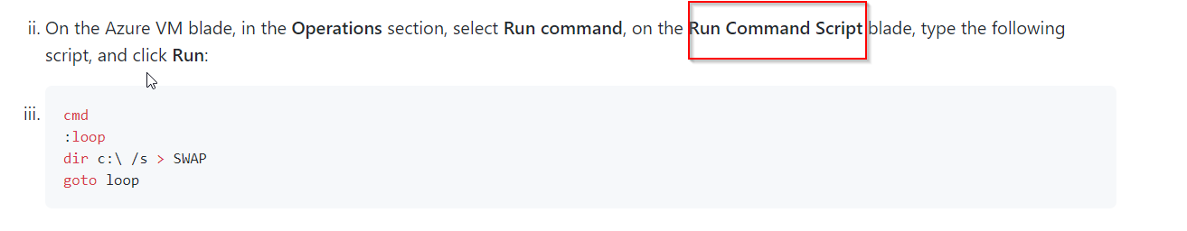 Run Command not found in VM blade · Issue #157 · MicrosoftLearning ...