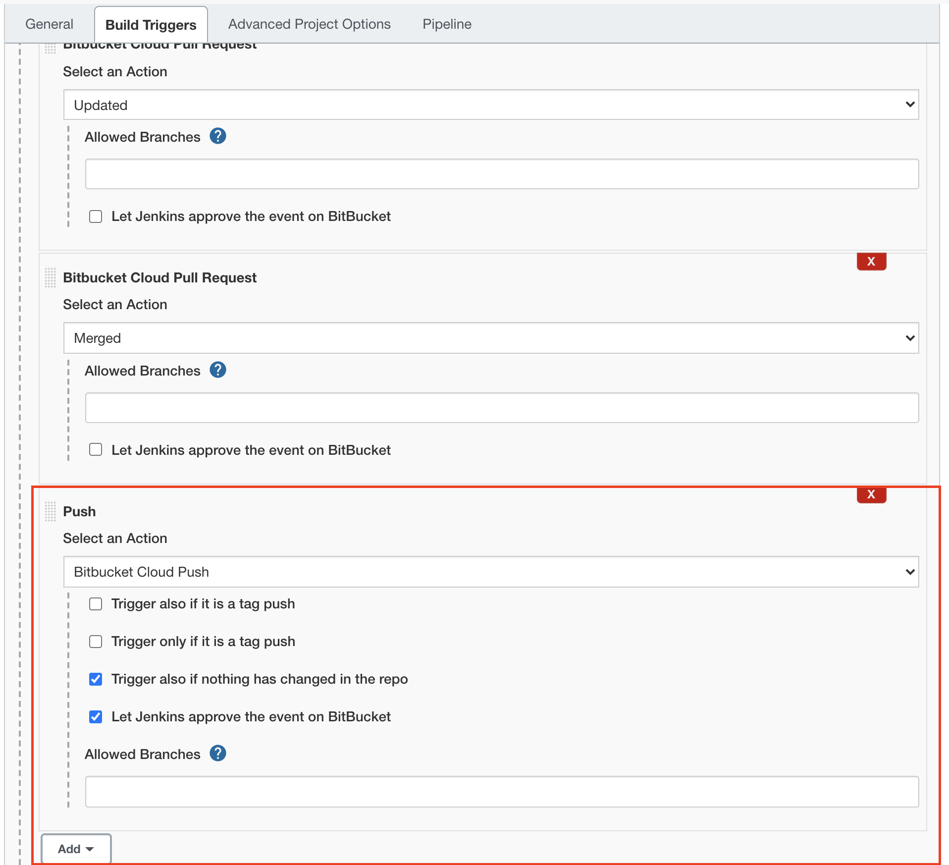 One more pipeline starts during PR update/merge · Issue #194 · jenkinsci/bitbucket-push-and-pull ...