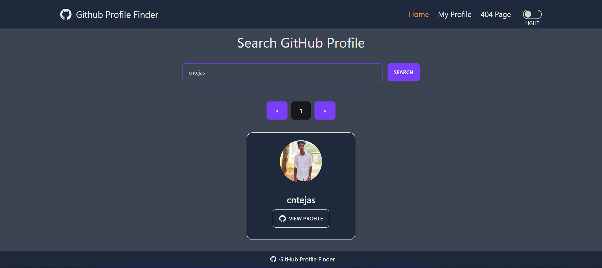 GitHub - cntejas/react-GithubFinder: A website where the user can find the GitHub users.