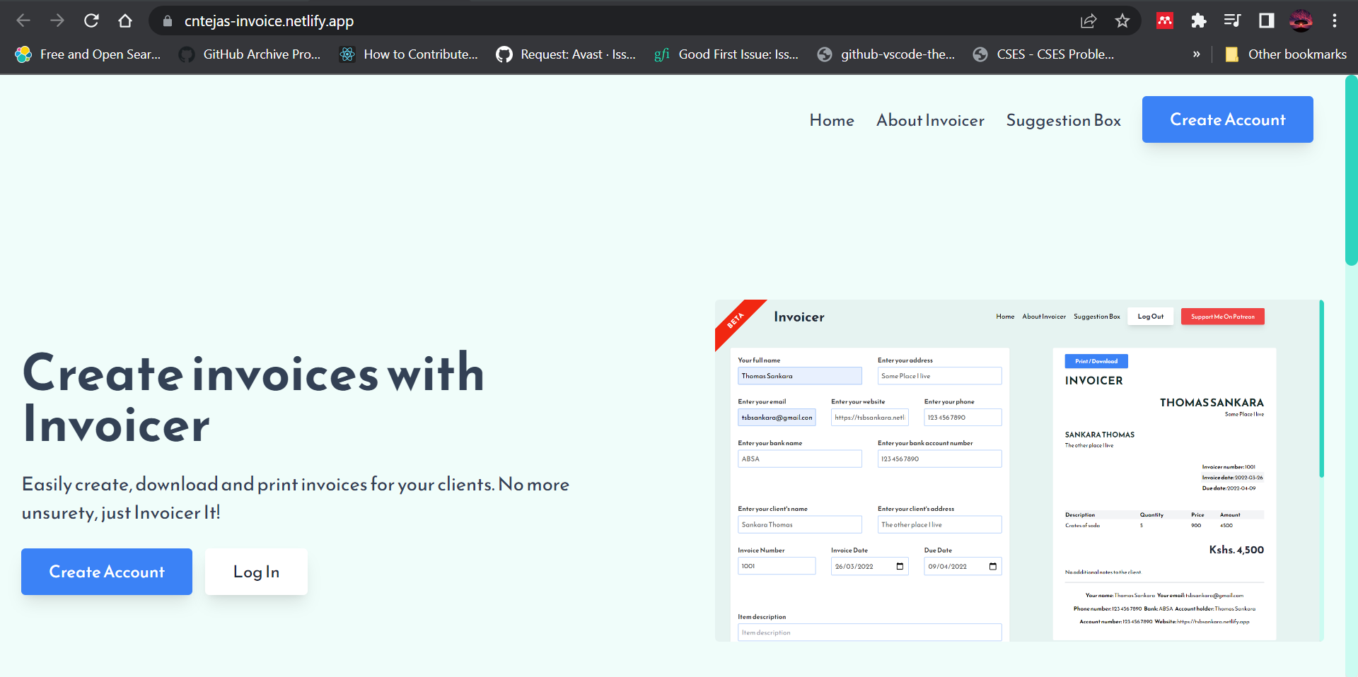 GitHub - cntejas/invoice-app-react: A website where the user can create a new invoice.