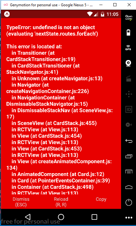 How to dismiss modal containing a StackNavigator · Issue #686 · react ...
