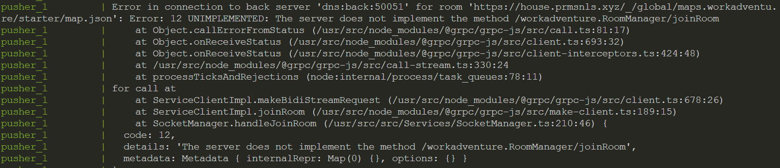 Waiting for Connection (CONNECTION_PENDING) Issue · Issue #2907 · workadventure/workadventure ...