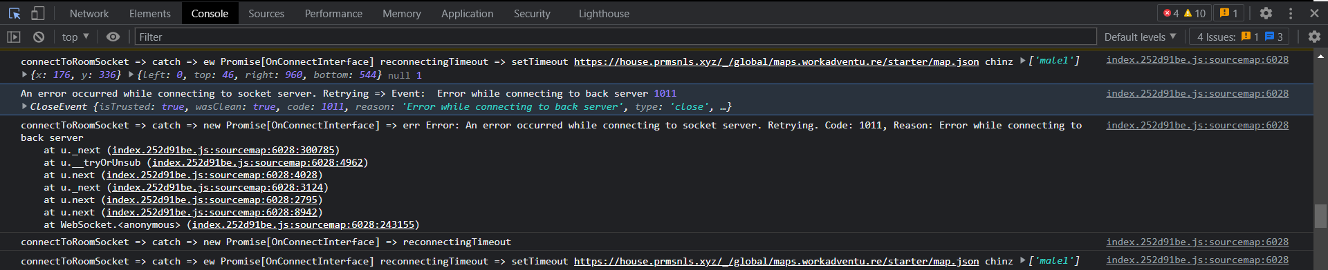 Waiting for Connection (CONNECTION_PENDING) Issue · Issue #2907 · workadventure/workadventure ...
