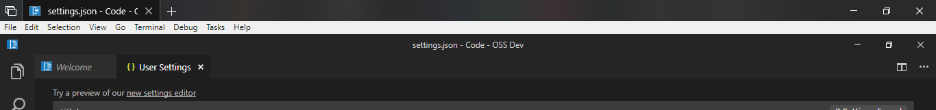 Enabling Custom Titlebar Causes A Titlebar To Appear Before Restarting · Issue 52502