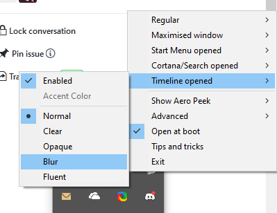 [Feature Request" Having colors even when win tabs opens · Issue #238 · TranslucentTB ...
