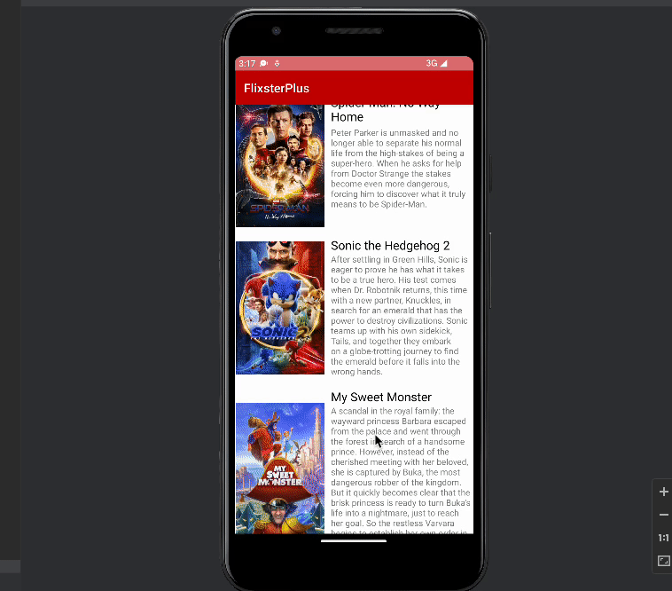 GitHub - BarshaC/FlixsterP1KotlinCodePath: Flixster Part 1 is android app that displays ...