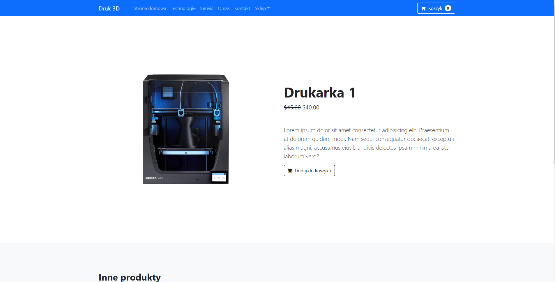 GitHub - B1AL1/3d-printer-shop-website: End of course project for basics of web applications