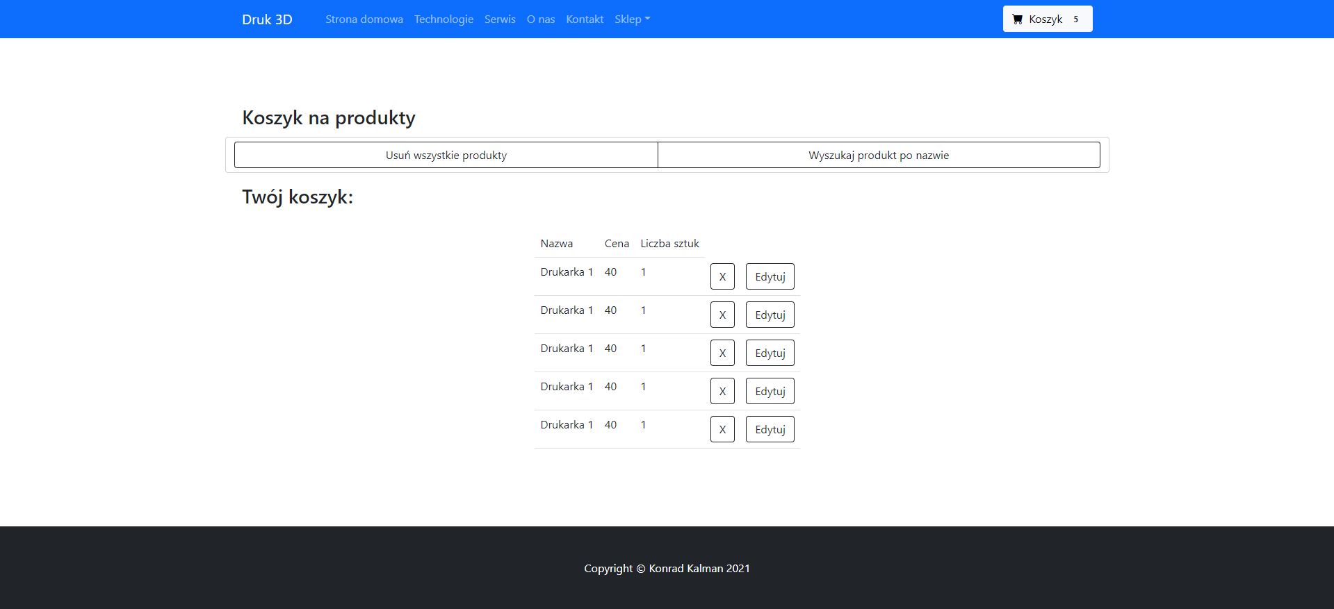 GitHub - B1AL1/3d-printer-shop-website: End of course project for basics of web applications