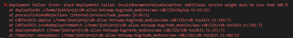 Cli Hotswap Causes `invalidparametervalueexception` On Lambda Aliases · Issue 22420 · Aws
