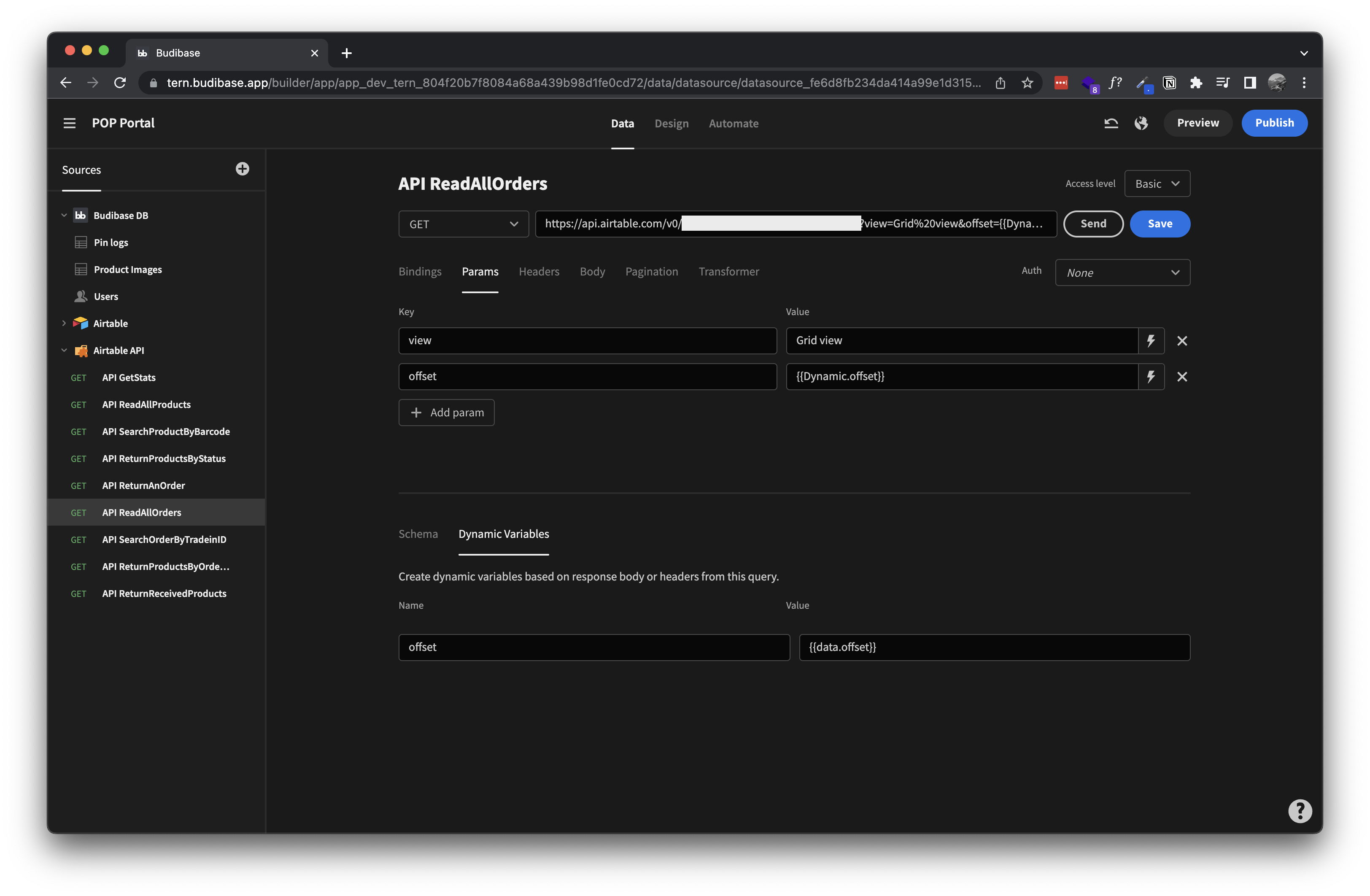 Using REST API Dynamic variables to manage offset pagination · Budibase budibase · Discussion ...