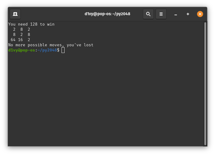 GitHub - divychheda/py2048