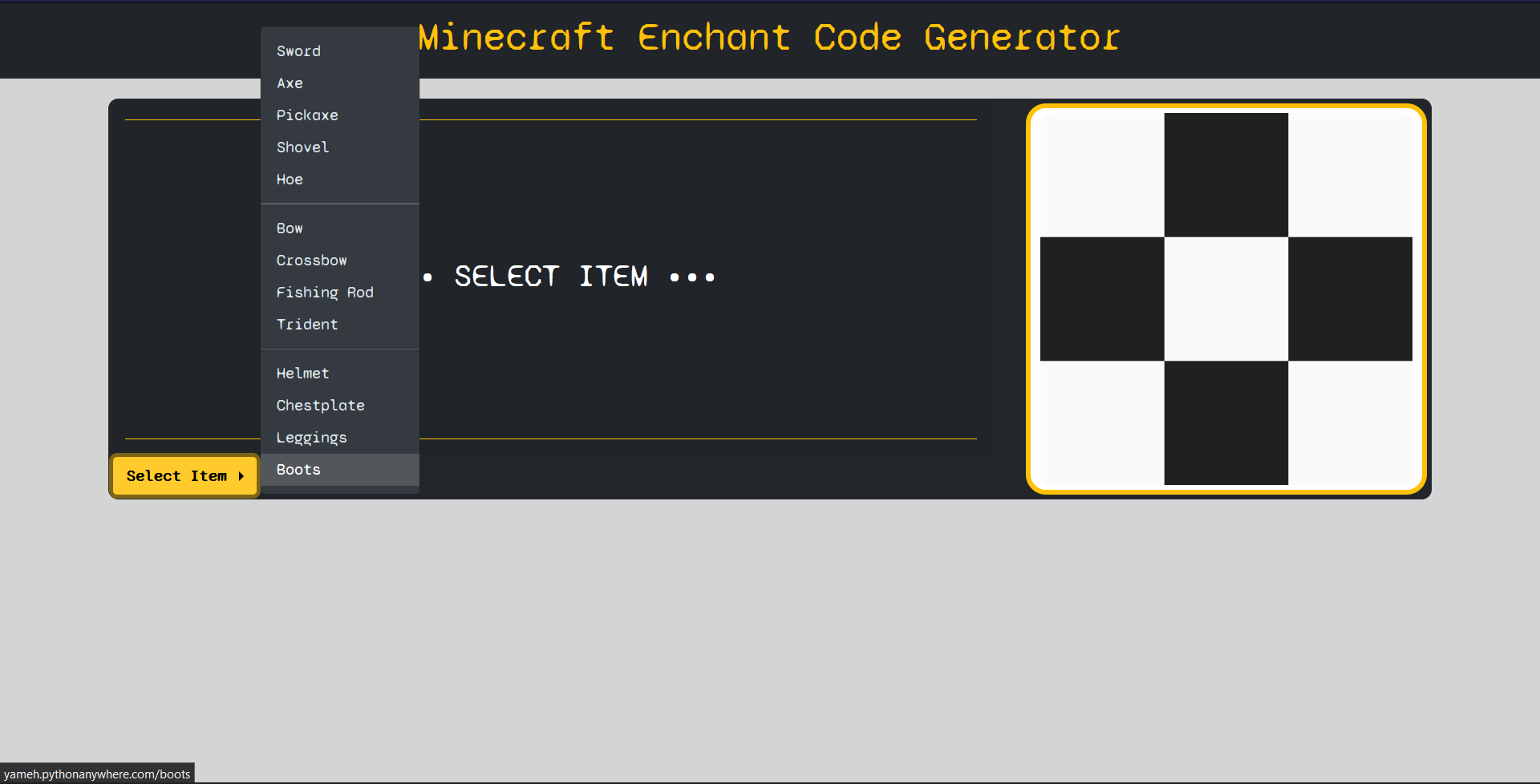GitHub - berkaycvsoglu/MCG_web: Minecraft Code Generator