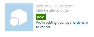 Facing Issue in Installing an Spfx Webpart App from Add an App in Site Content in SharePoint ...