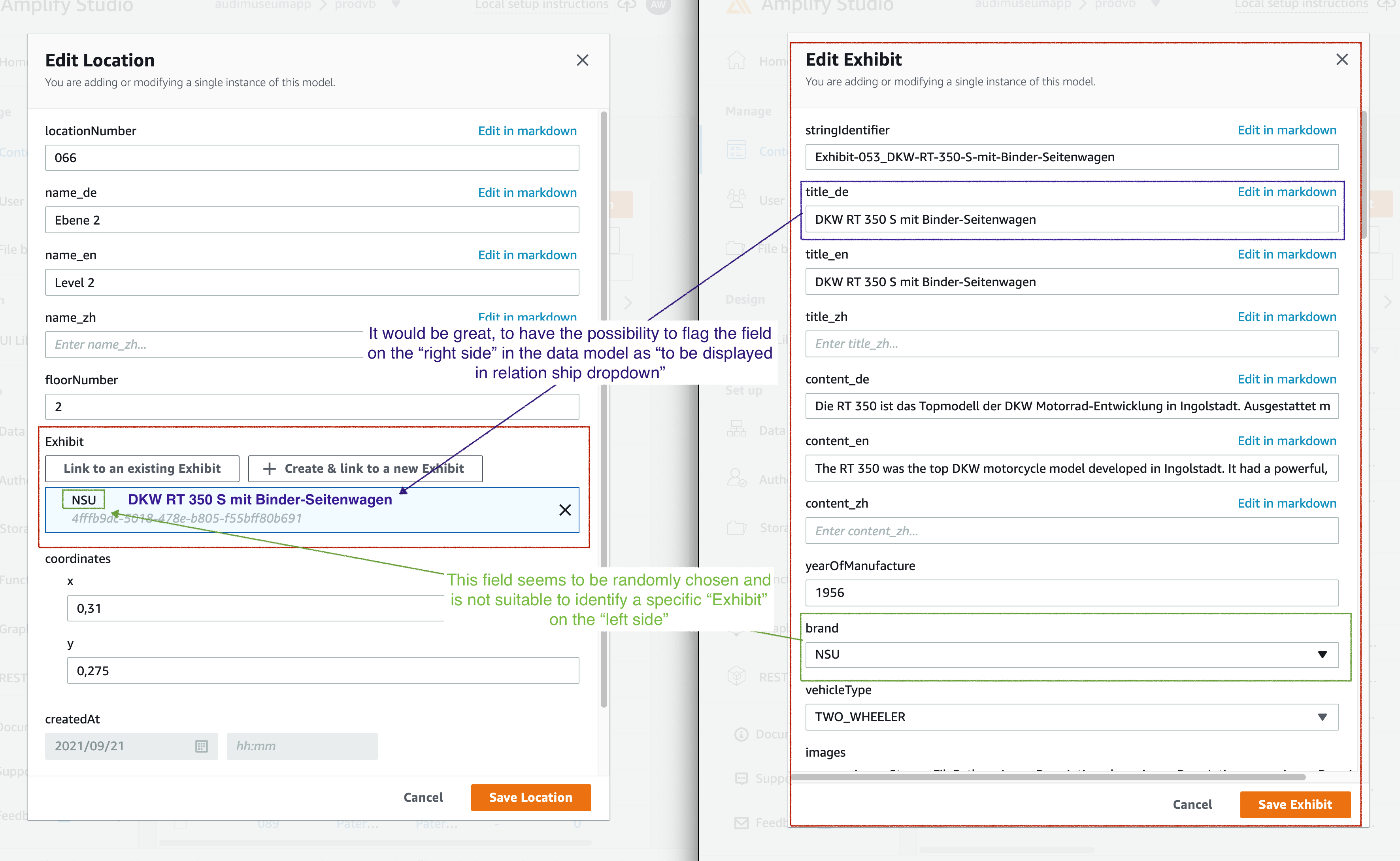 Flag data model field to be displayed in relationship dropdown · Issue #466 · aws-amplify ...