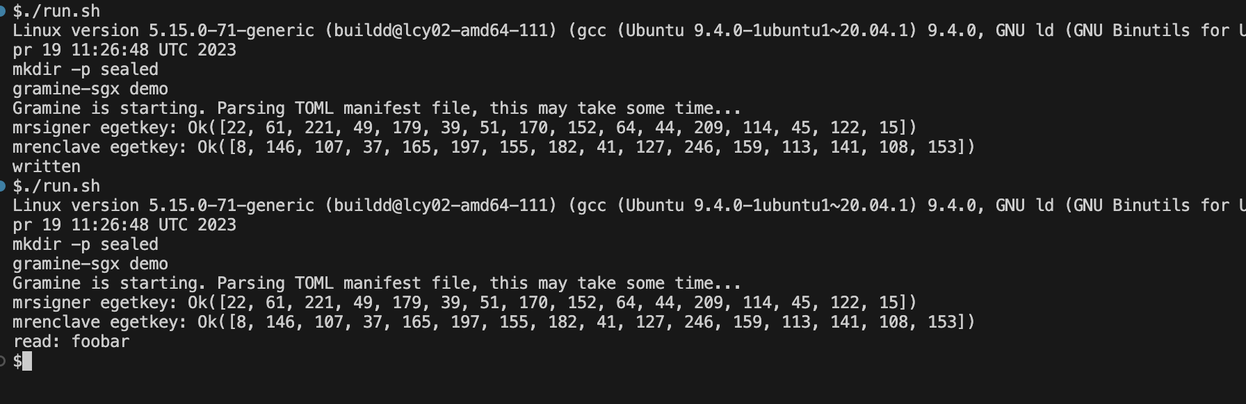 Unable to read encrypted files after a kernel upgrade. · Issue #1504 · gramineproject/gramine ...