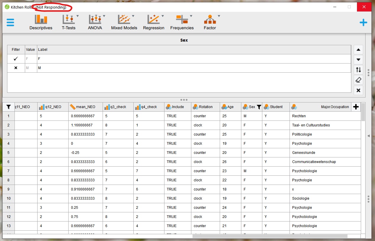 Filter selection problem · Issue #1302 · jasp-stats/jasp-issues · GitHub
