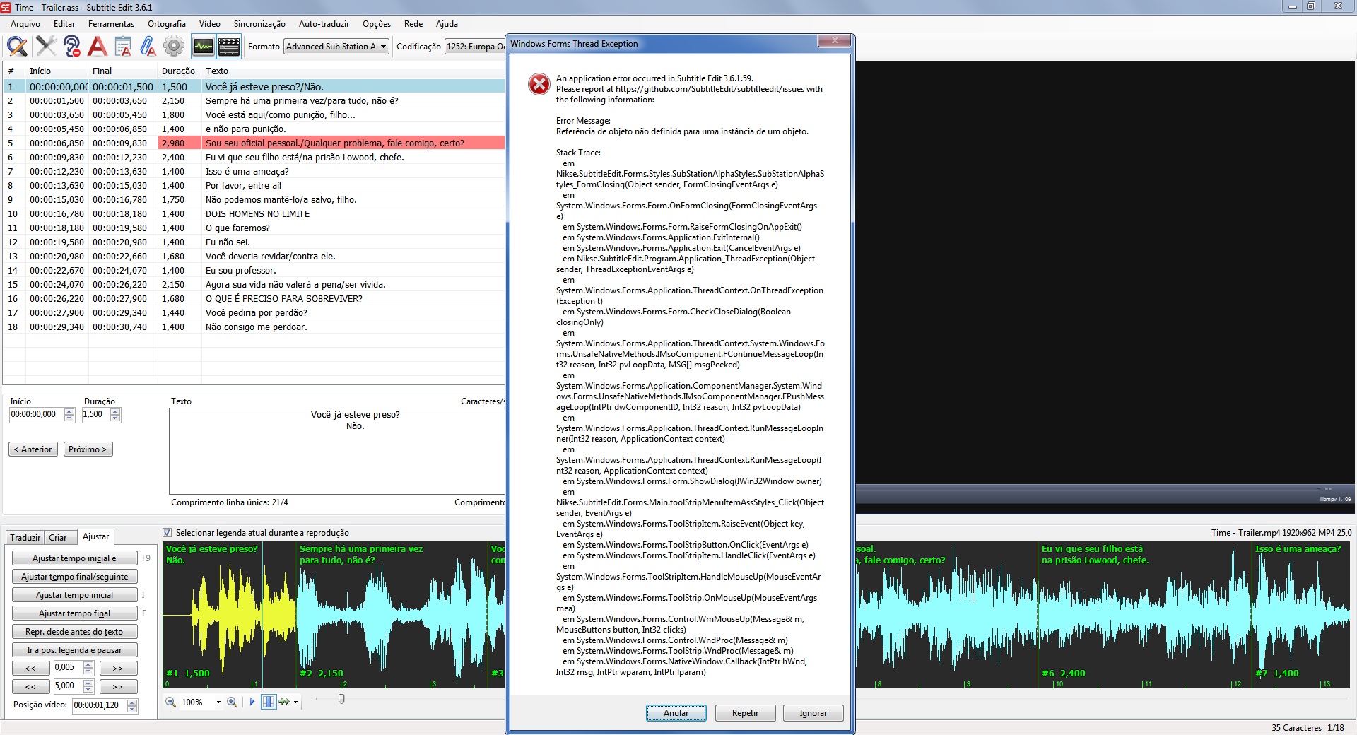 Problem with the MPV Preview · Issue #5084 · SubtitleEdit/subtitleedit · GitHub