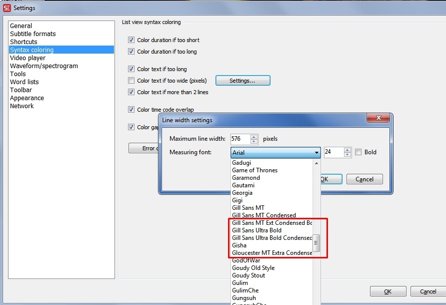 Multiple minor size issues · Issue #5151 · SubtitleEdit/subtitleedit · GitHub
