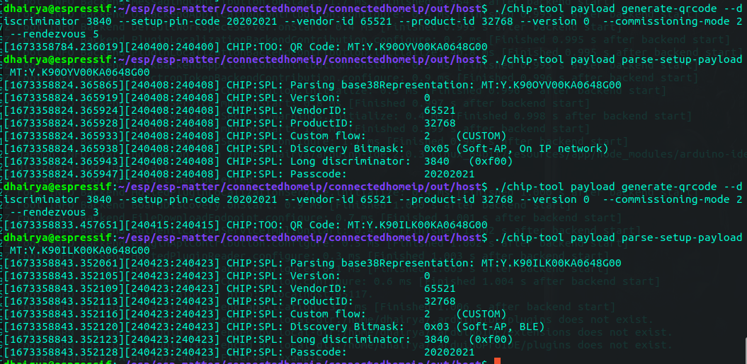 Unable to generate correct QR code · Issue #159 · espressif/esp-matter · GitHub