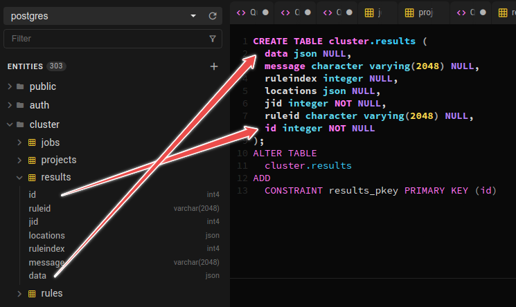 BUG: SQL: Create - wrong order (postgres db) · Issue #1048 · beekeeper-studio/beekeeper-studio ...