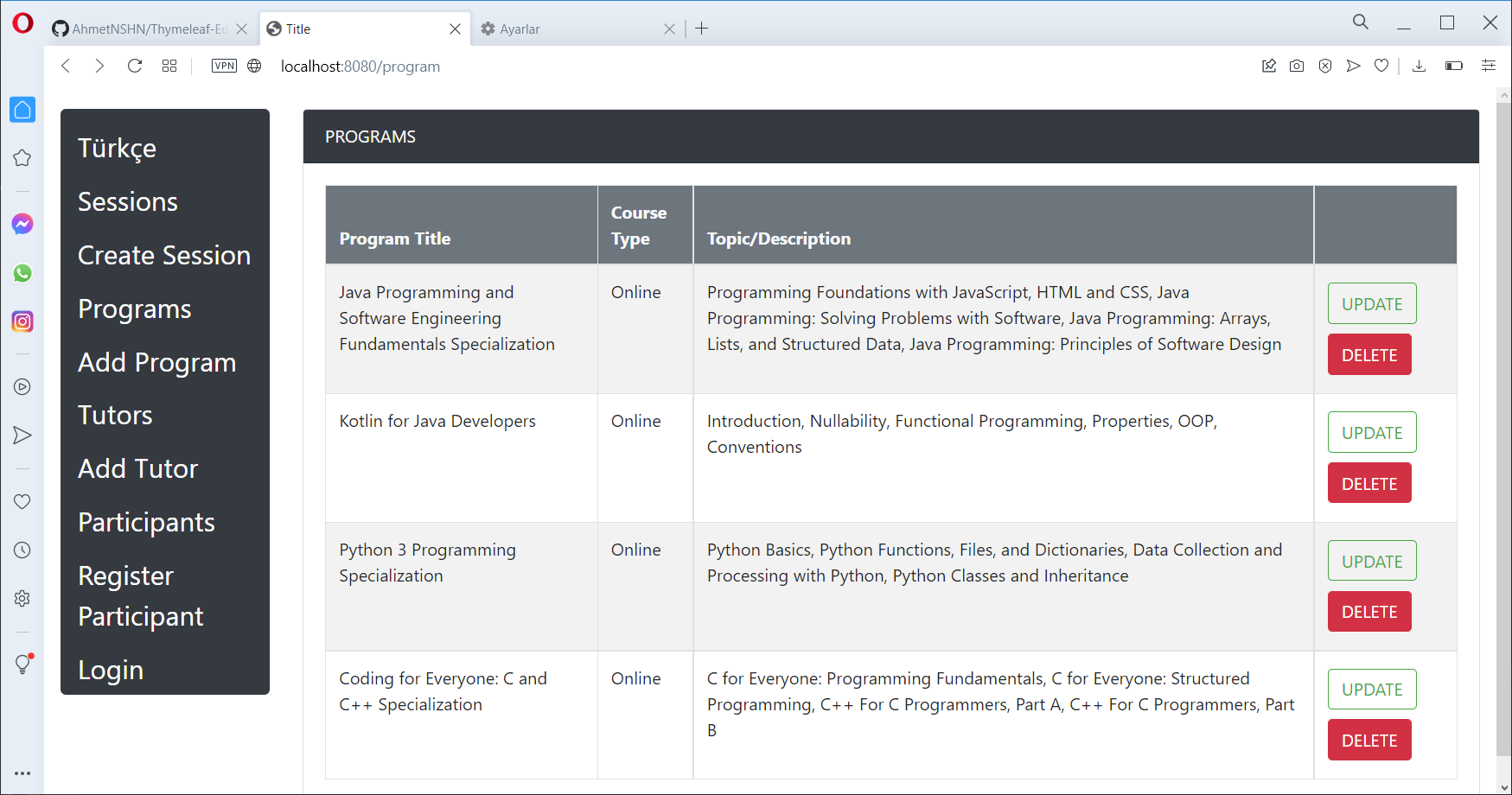 GitHub - AhmetNSHN/Thymeleaf-EducationCenterManagementSystem: Education Center Management System ...