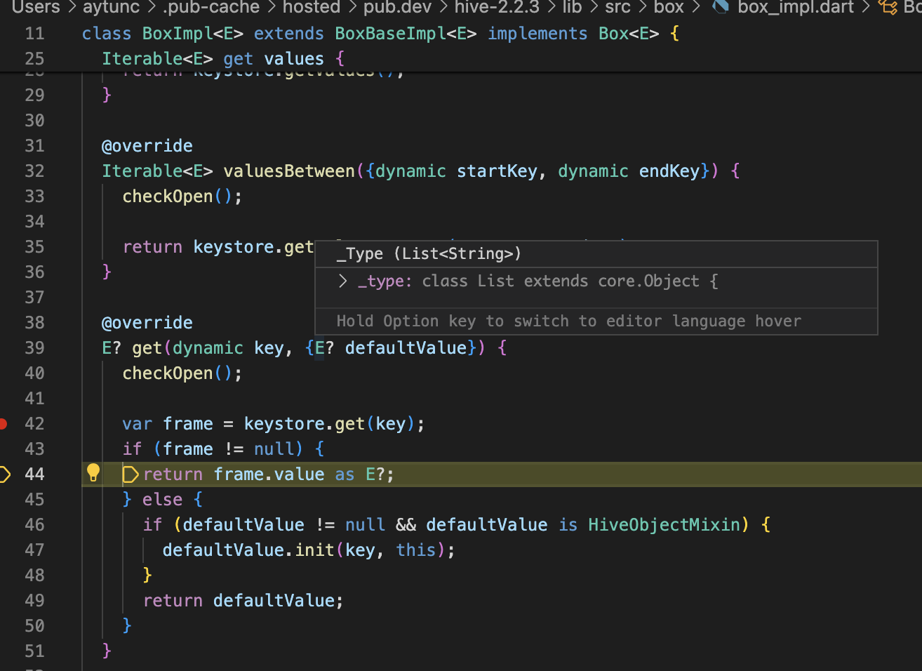 Error: Expected a value of type 'FutureOr ', but got one of type 'type' · Issue #1126 · isar ...