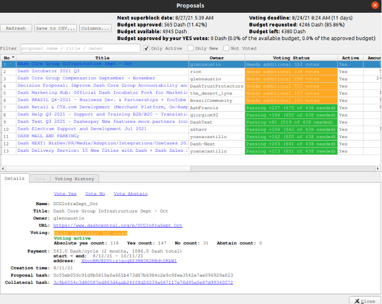 Add DMT-like Governance Functionality · Issue #4337 · dashpay/dash · GitHub