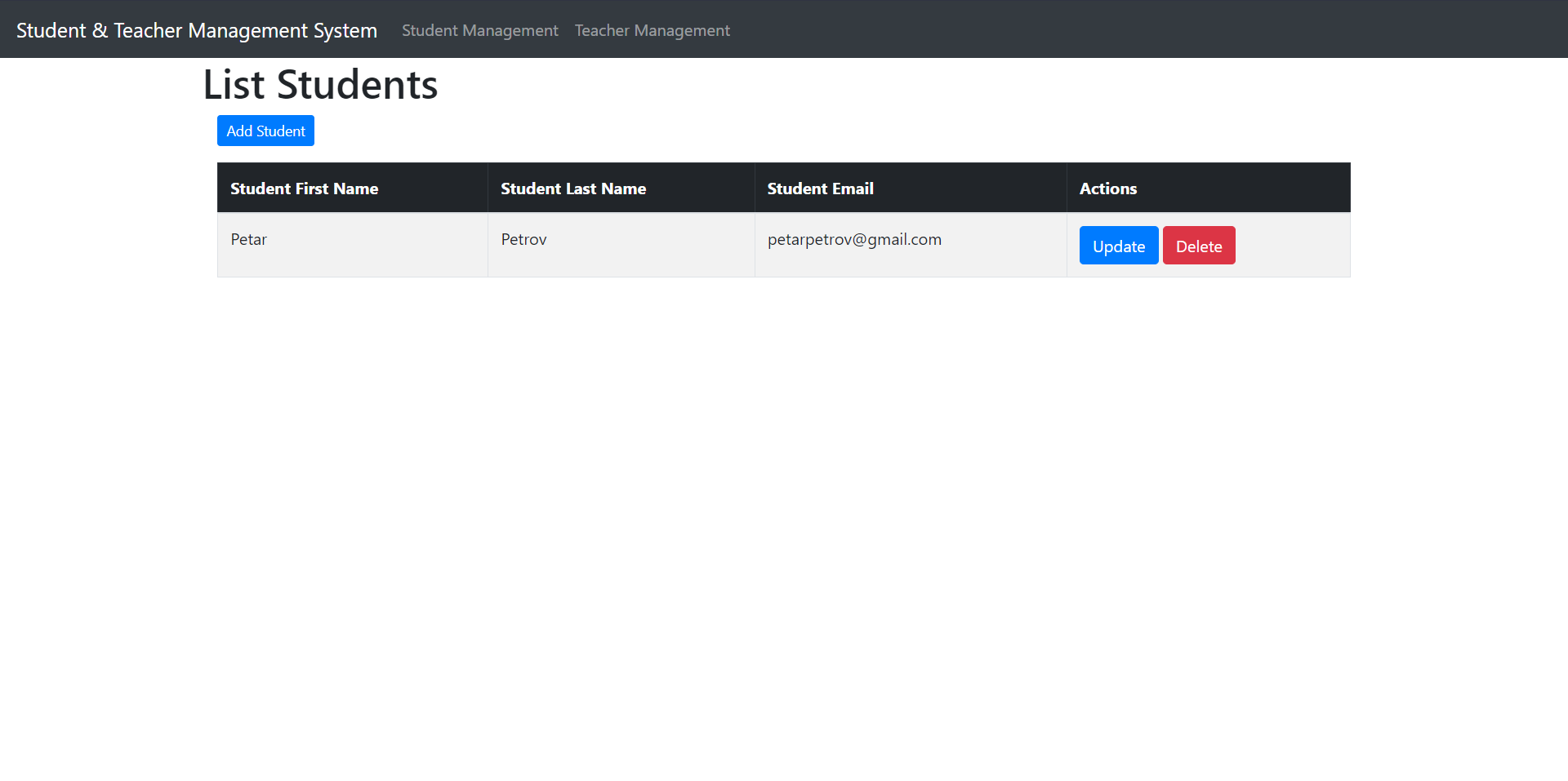 GitHub - trajcevr/Student-Teacher-managment-system