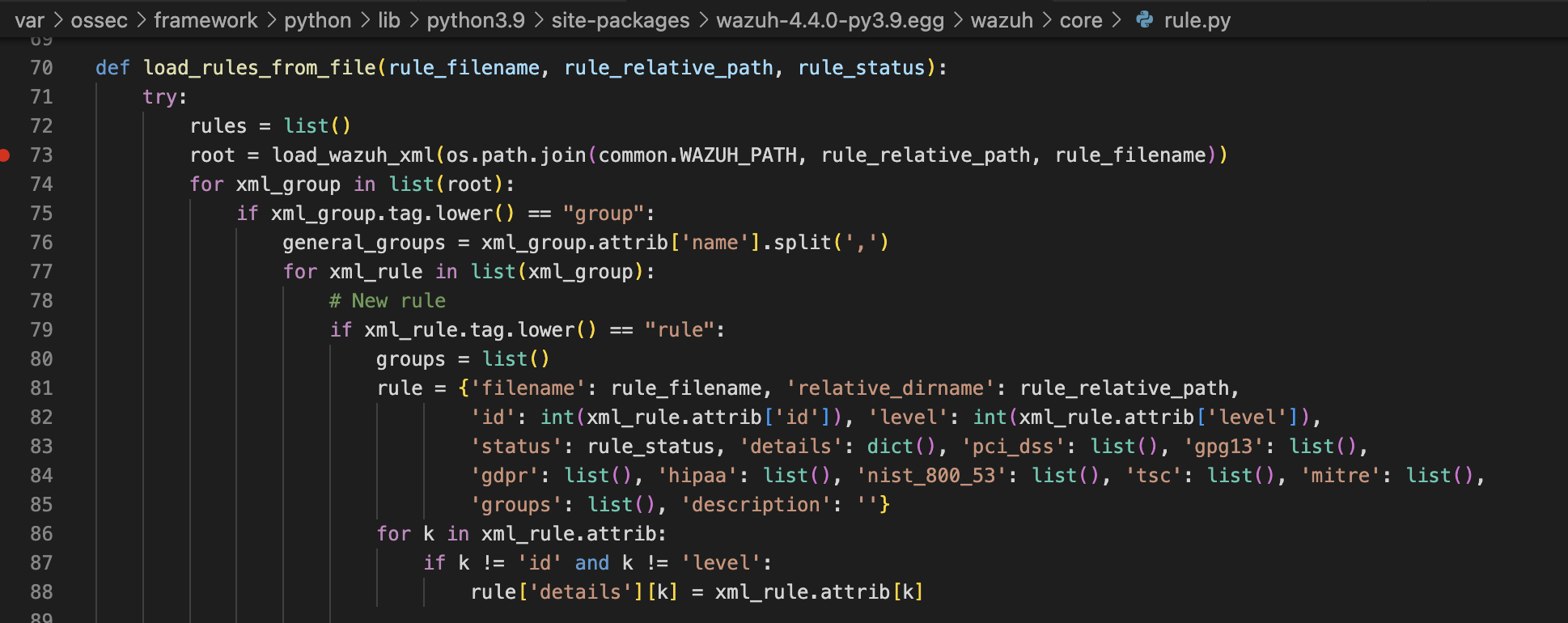 Wazuh App fails to list rules when a variable is used to define the rule level · Issue #16032 ...
