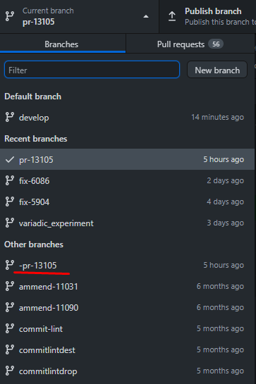 App Fails To Switch To Branch With Leading Hyphen · Issue 10735 · Desktopdesktop · Github 