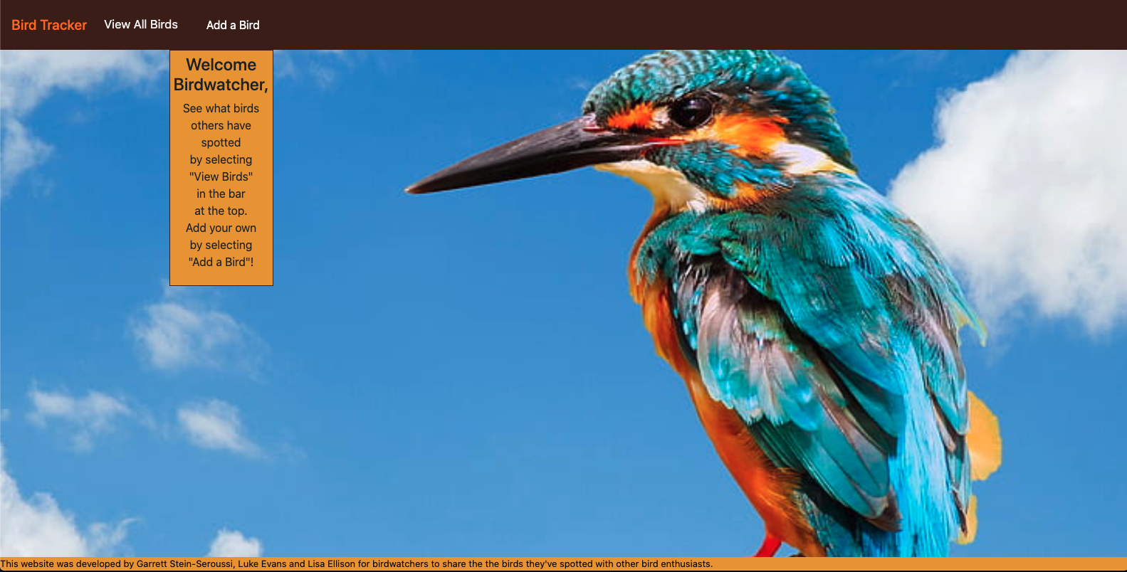 GitHub - TheWintersFox/BirdTrackerApp