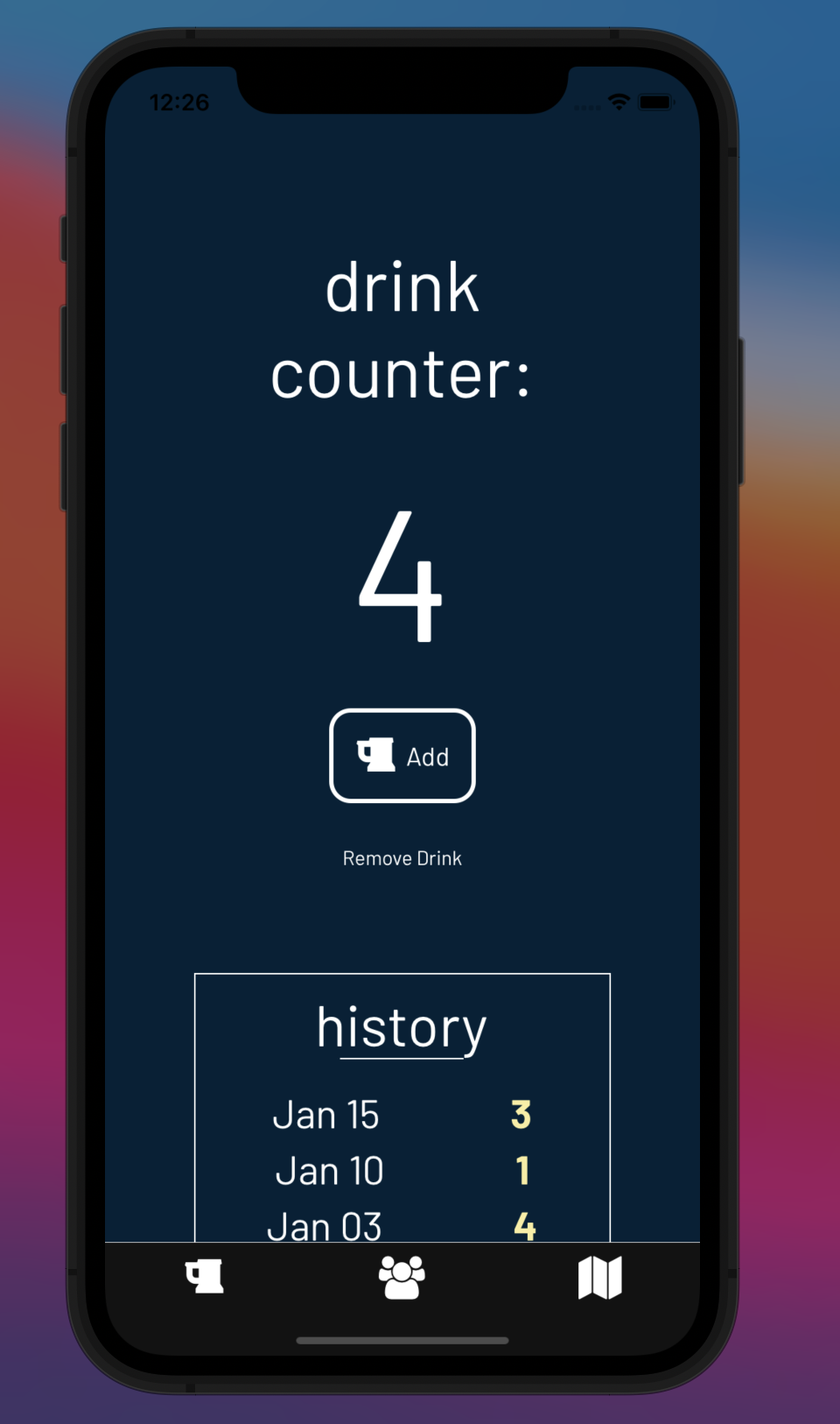 GitHub - Tu1026/dronk: A react-native front end and restful django backend application. Created ...