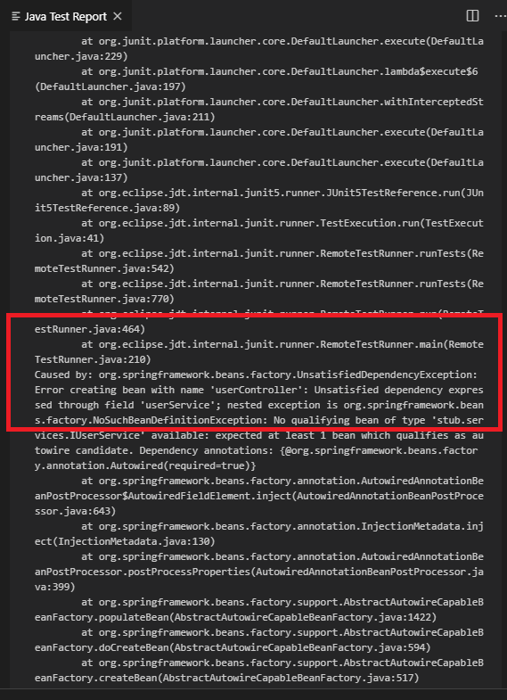 [Feature] Add new lines to the Java Test Report to separate "Cause by ...