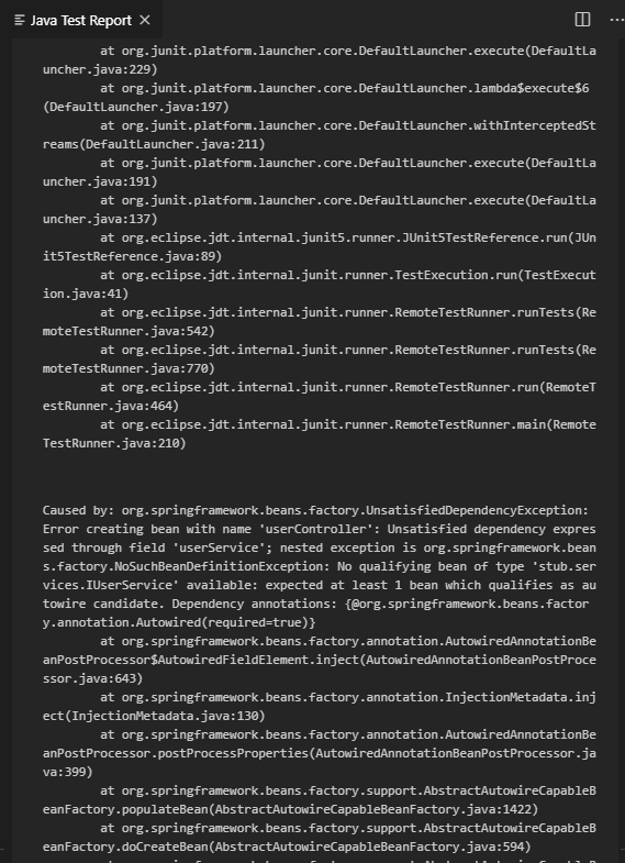 [Feature] Add new lines to the Java Test Report to separate "Cause by ...