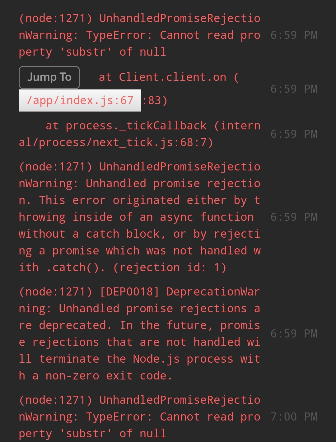 bug · Issue #4 · Androz2091/minecraft-discord-bot · GitHub