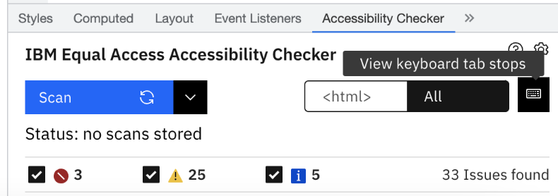 Add new checker keyboard mode icon · Issue #1173 · IBMa/equal-access · GitHub