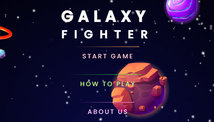 GitHub - ahmedzak7/Galaxy-Fighter: A game using HTML5 CSS and vanilla javascript