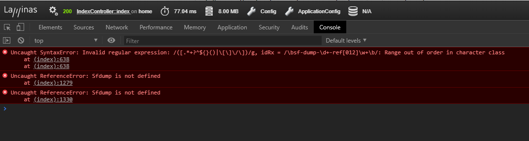 JS errors after installing Laminas MVC skeleton · Issue #7 · laminas ... JS errors after installing Laminas MVC skeleton · Issue #7 · laminas ...
