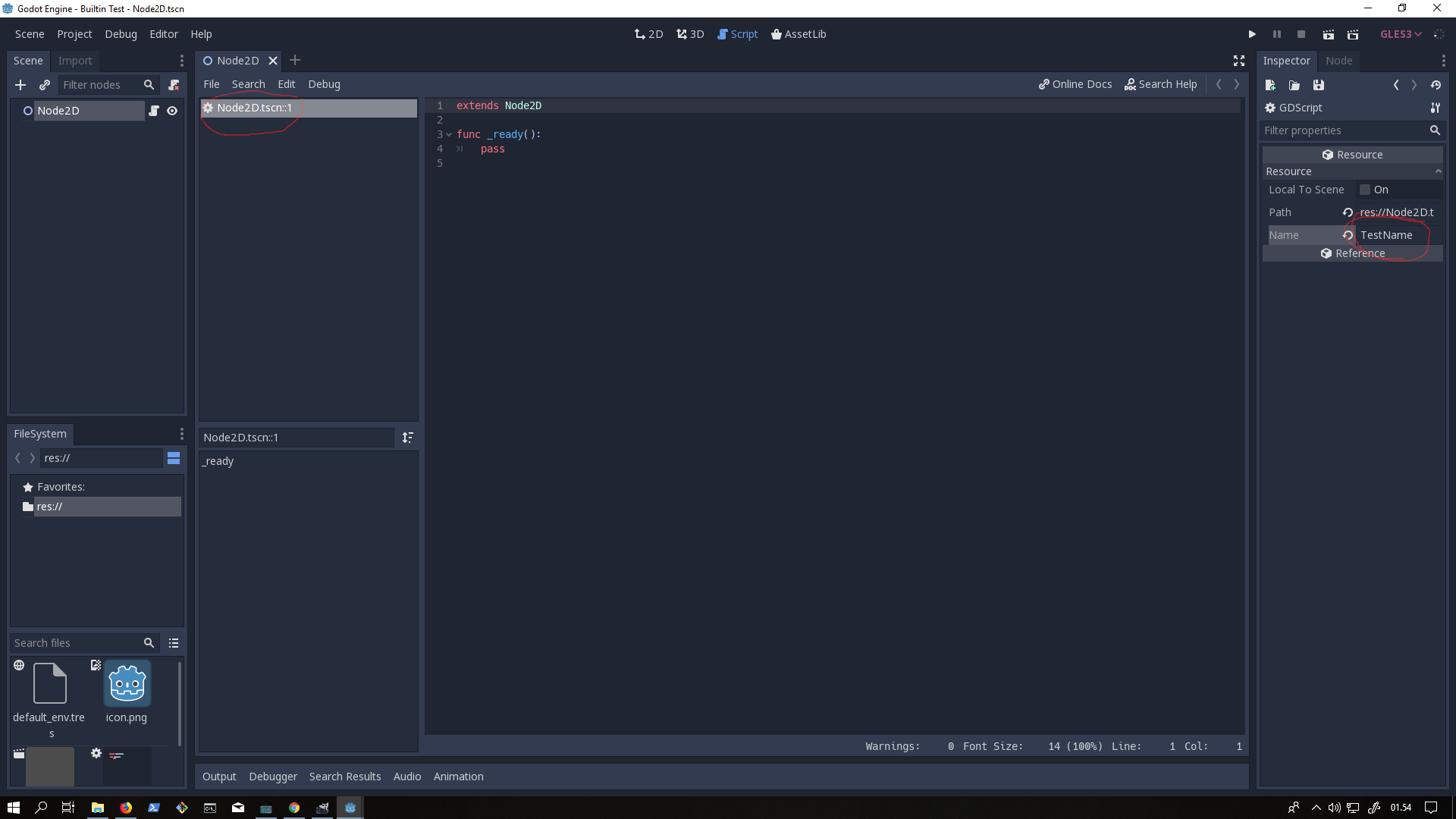 Naming builtin scripts doesn't work · Issue #24729 · godotengine/godot · GitHub