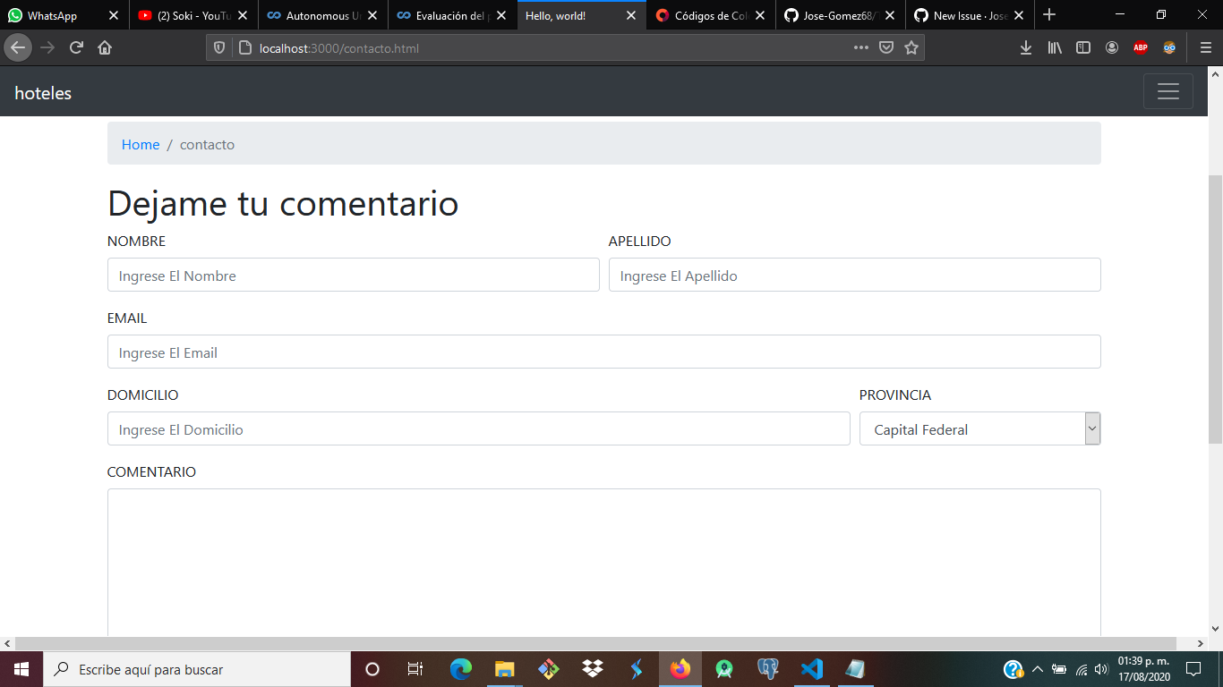 GitHub - Jose-Gomez68/TareaWebSemana2: Tarea de la segunda semana del curso de web con boostrap