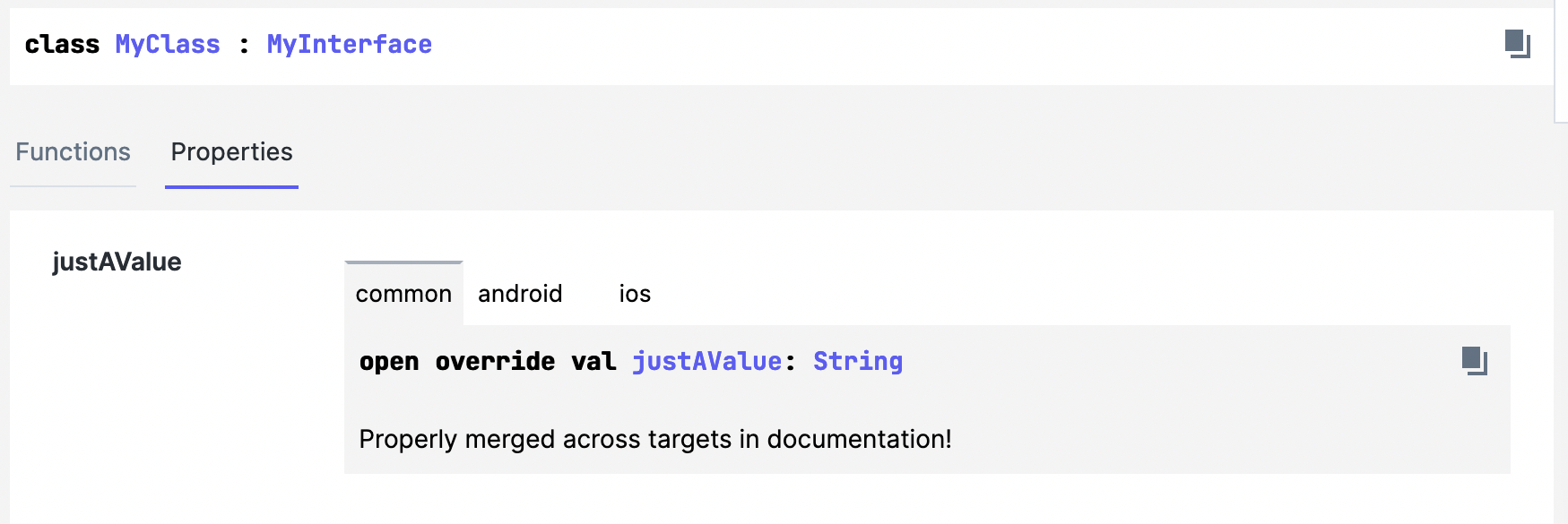 "actual override" functions not merged in html output · Issue #2094 · Kotlin/dokka · GitHub
