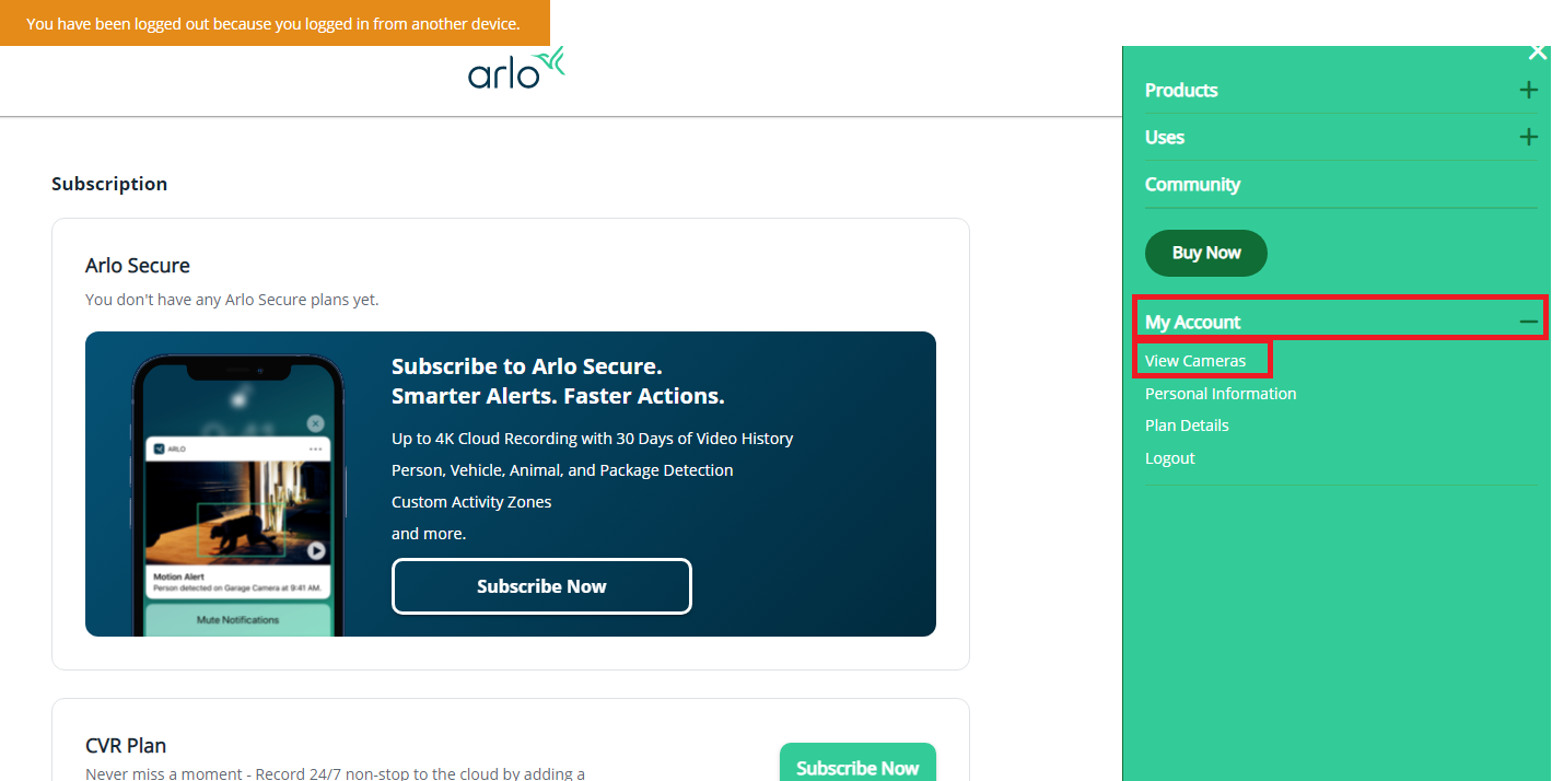 Arlo issue: Subscription required? · Issue #660 · twrecked/hass-aarlo · GitHub