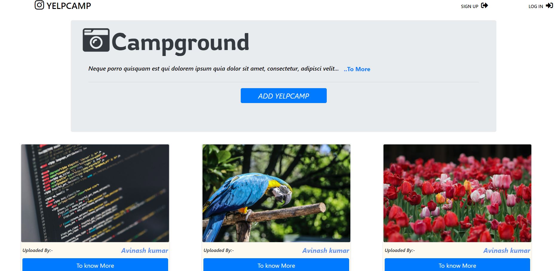 GitHub - Kumaravinash9/Campground