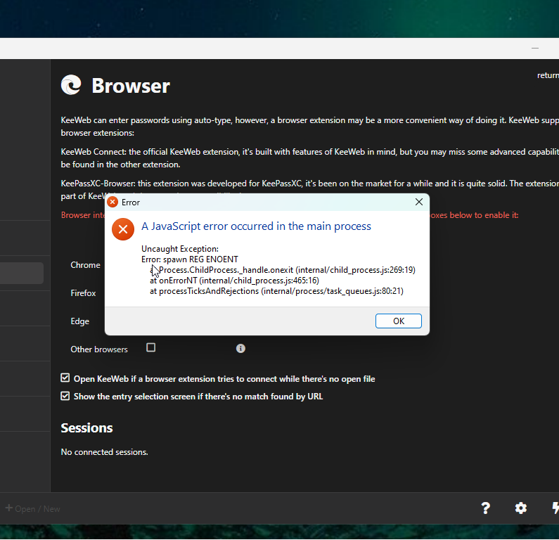 KeeWeb Connect for Chrome can't be activated · Issue #2080 · keeweb/keeweb · GitHub