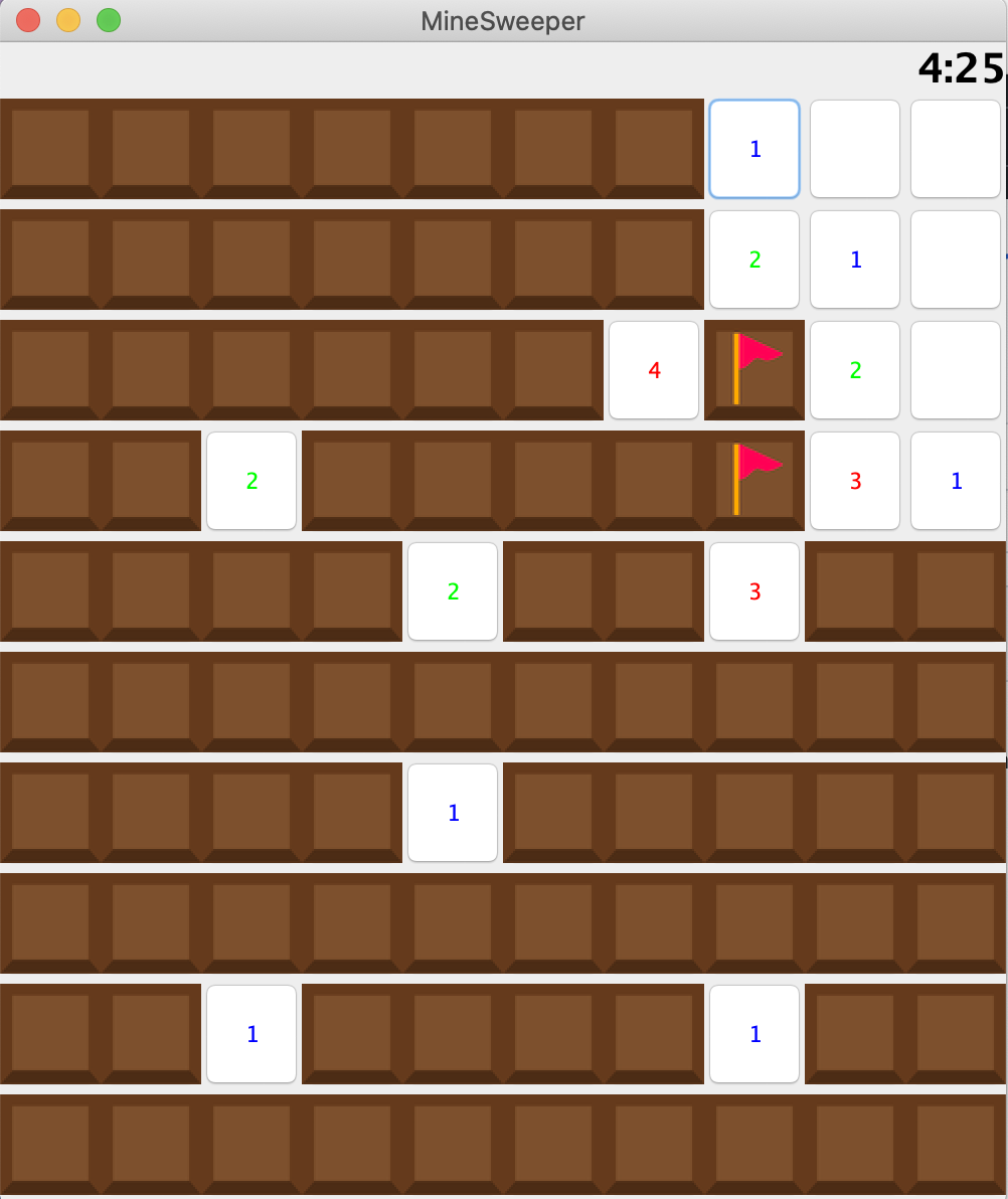 GitHub - pushpops/minesweeper: easy minesweeper by java