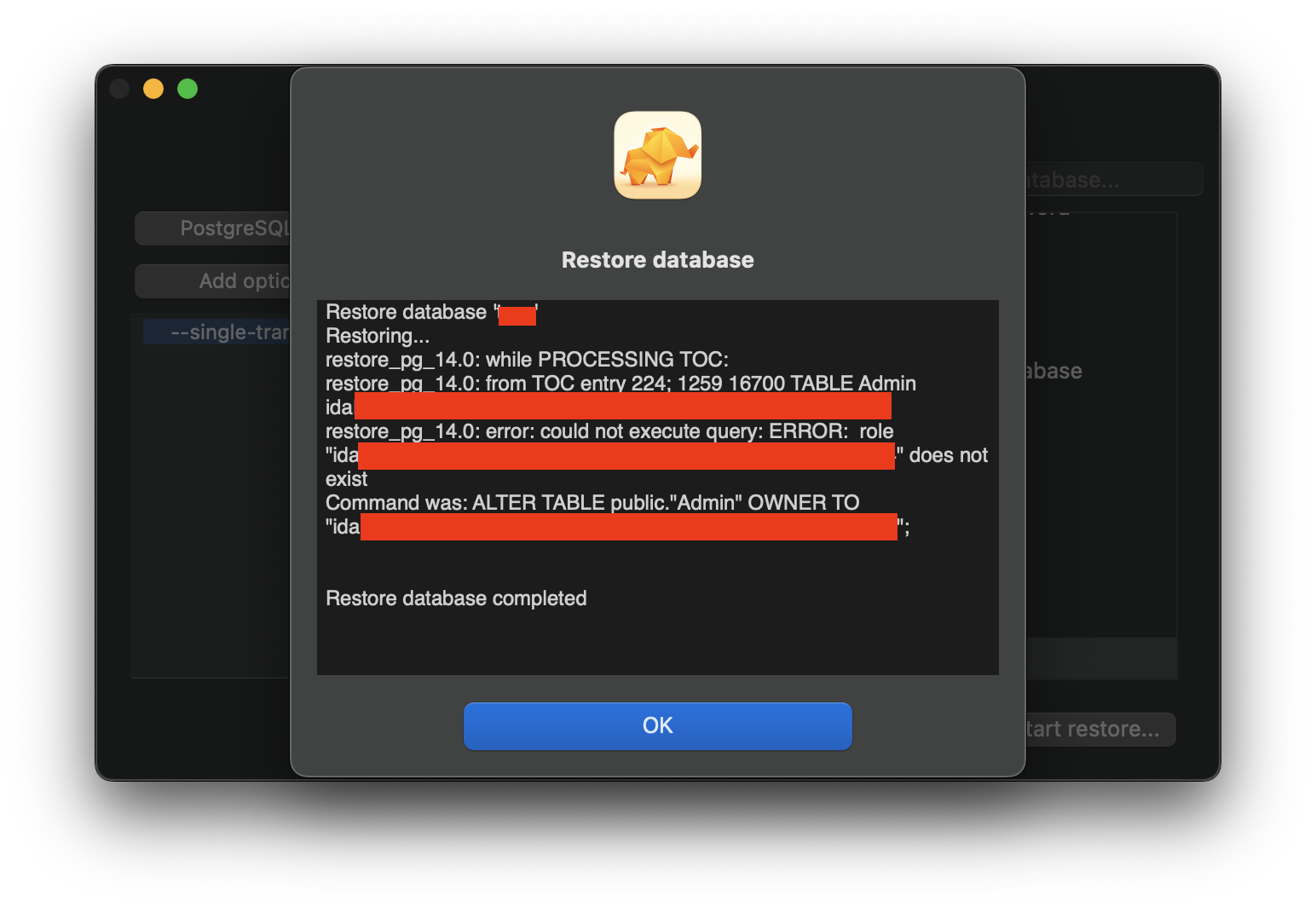 Backup includes ownership `--no-owner` is paired with `--format=custom` · Issue #2994 ...