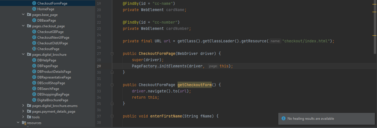 Healing Results are not found with IDEA Plugin after the test run for ...