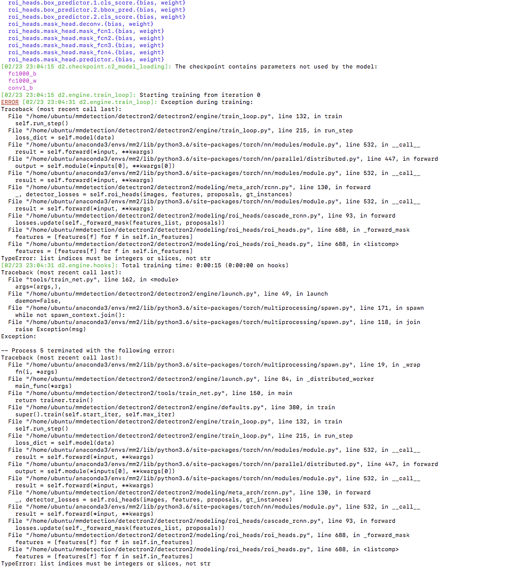 Can not reproduce result for cascade_mask_R_50_FPN_3x with the latest ...