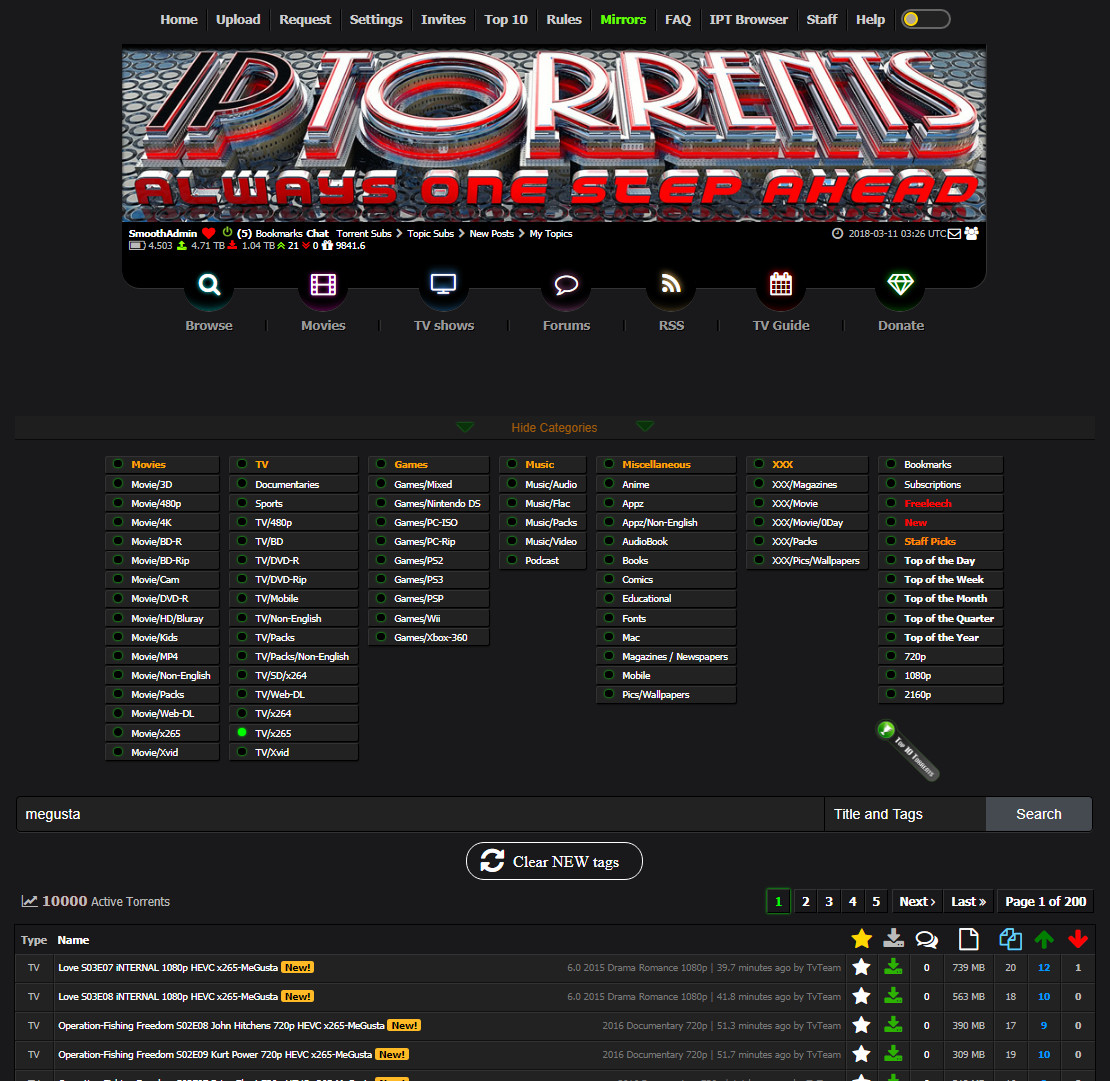 IPTorrents category 100099 isn't the correct # for TV/265. · Issue ...