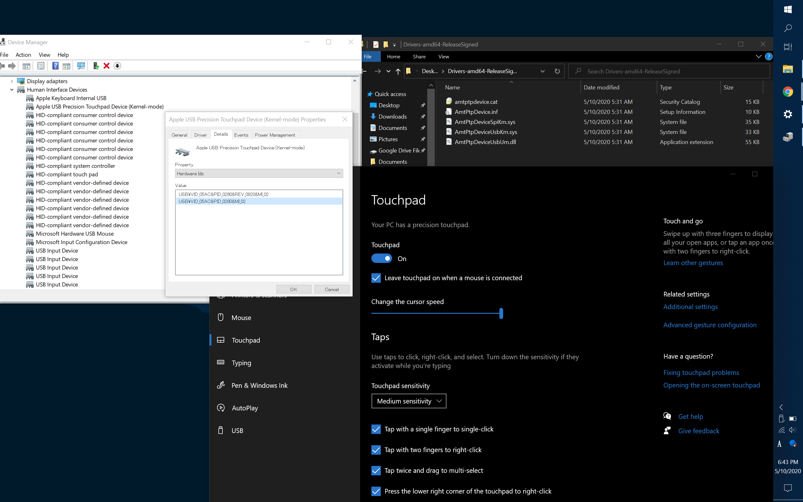 MacBook Air 2020 (MacBookAir9,1) Support · Issue #295 · imbushuo/mac-precision-touchpad · GitHub